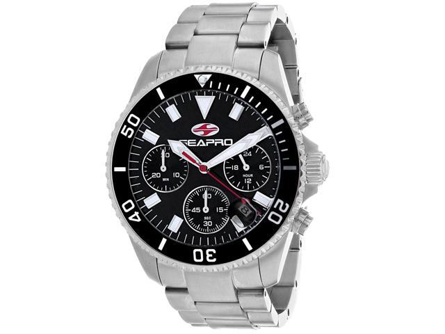 Click here for Seapro Mens Scuba 200 Chrono Black Dial Watch - SP... prices