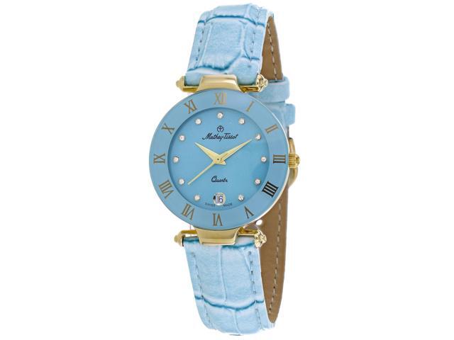 Click here for Mathey Tissot Womens Coupole Blue Dial Watch - K23... prices