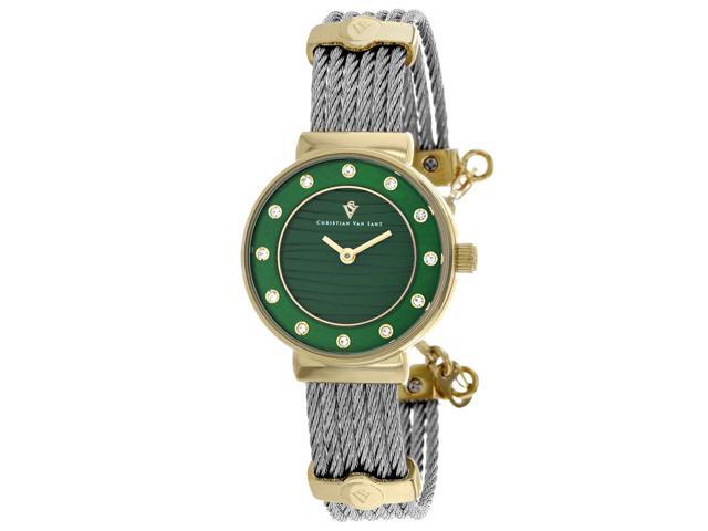 Click here for Christian Van Sant Womens Cavo Green Dial Watch -... prices