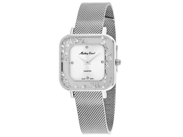 Click here for Mathey Tissot Womens Gemina Silver Dial Watch - D9... prices
