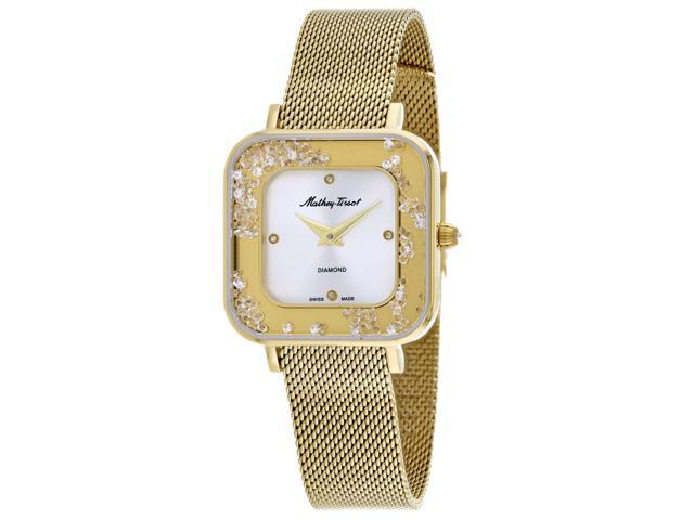 Click here for Mathey Tissot Womens Gemina Silver Dial Watch - D9... prices