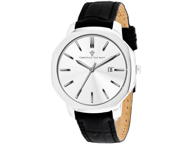 Click here for Christian Van Sant Mens Octavius Slim Silver Dial... prices