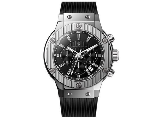 Click here for Christian Van Sant Mens Monarchy Black Dial Watch... prices