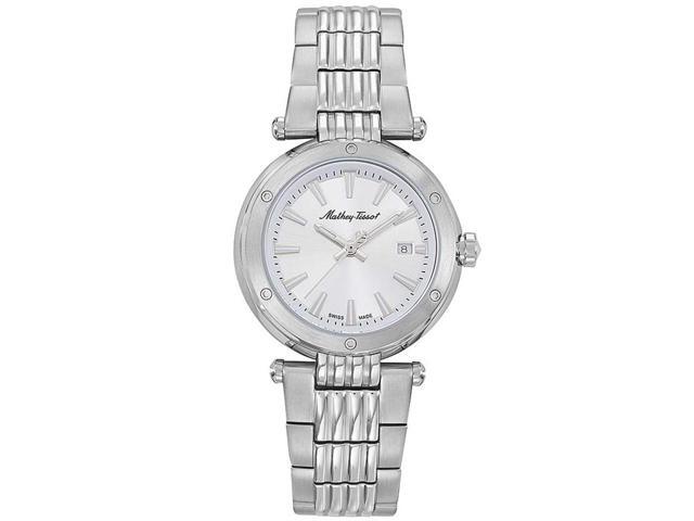 Click here for Mathey Tissot Womens Neptune Silver Dial Watch - D... prices
