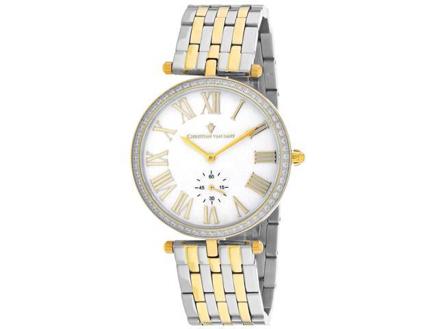 Click here for Christian Van Sant Womens Hush Mother of pearl Dia... prices