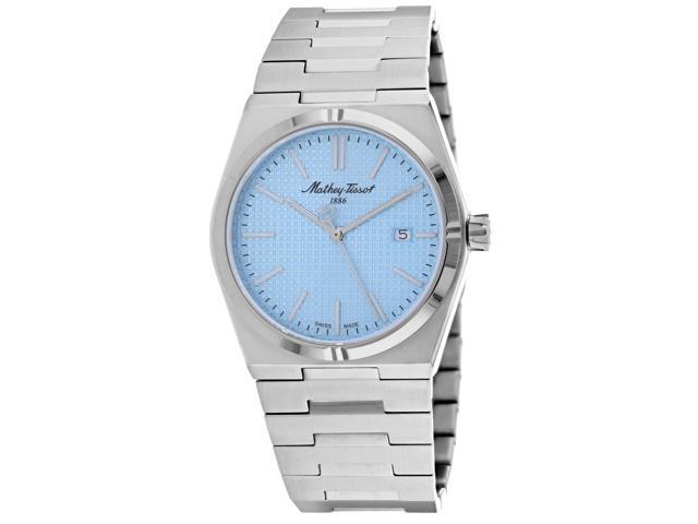 Click here for Mathey Tissot Mens Zoltan Blue Dial Watch - H117SK prices