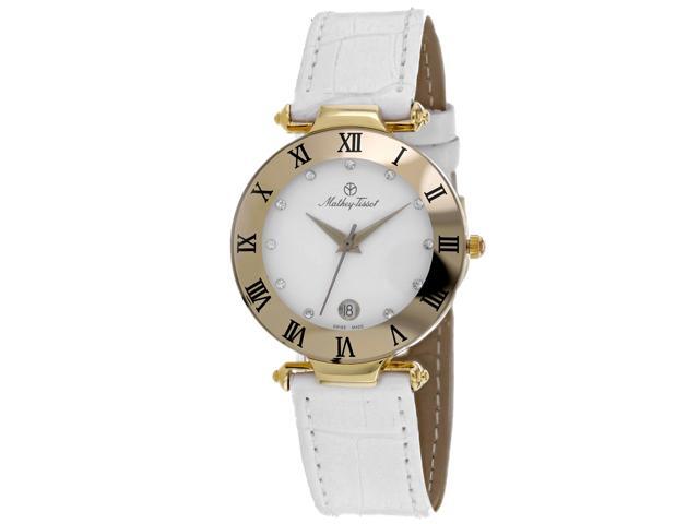 Click here for Mathey Tissot Womens Coupole White Dial Watch - K2... prices