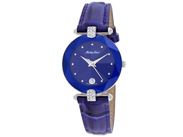 Click here for Mathey Tissot Womens Pyramide Blue Dial Watch - P3... prices