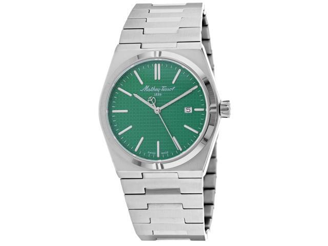 Click here for Mathey Tissot Mens Zoltan Green Dial Watch - H117A... prices