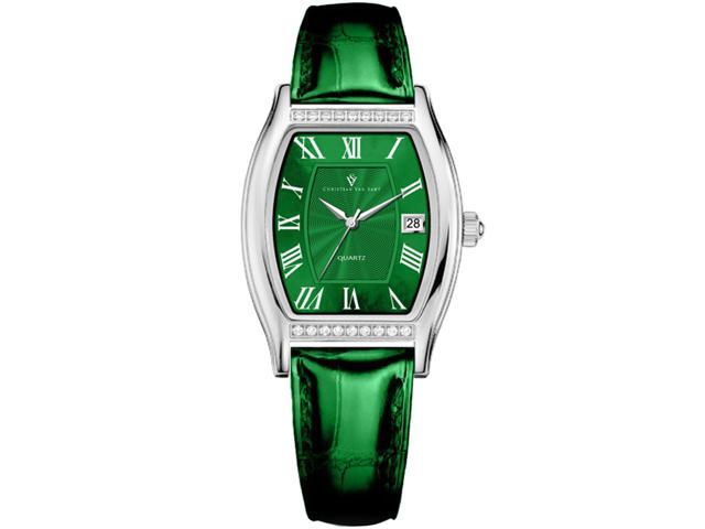 Click here for Christian Van Sant Womens Gemma Green Dial Watch -... prices