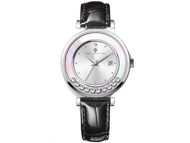 Click here for Christian Van Sant Womens Bria Silver Dial Watch -... prices