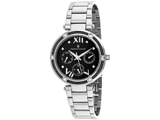 Click here for Christian Van Sant Womens Sienna Black Dial Watch... prices