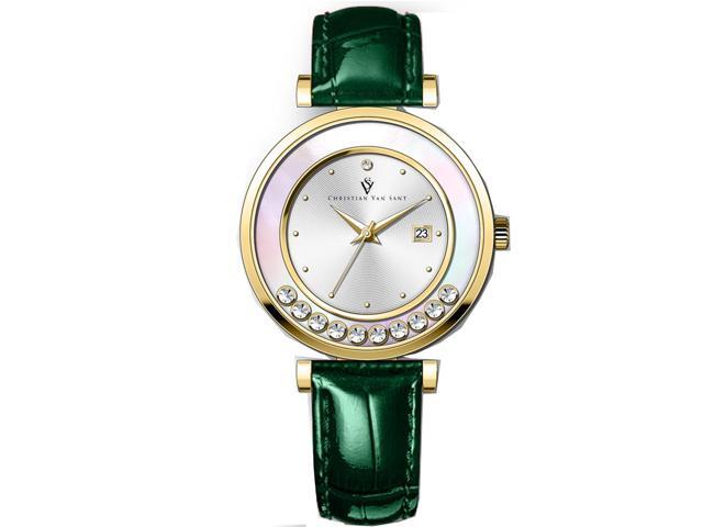 Click here for Christian Van Sant Womens Bria Silver Dial Watch -... prices