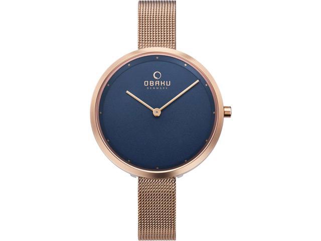 Click here for Obaku Womens Classic Blue Dial Watch - V227LXVLMV prices