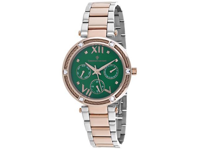 Click here for Christian Van Sant Womens Sienna Green Dial Watch... prices