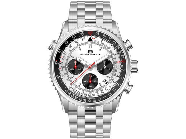 Click here for Oceanaut Mens Flight Silver Dial Watch - OC0121 prices