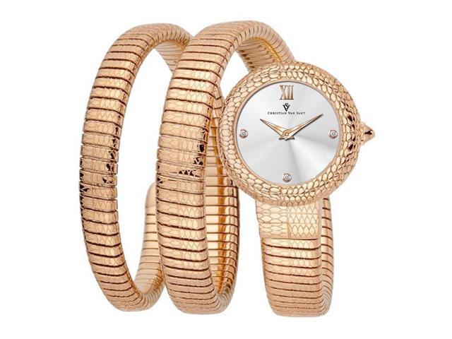 Click here for Christian Van Sant Womens Naga Silver Dial Watch -... prices