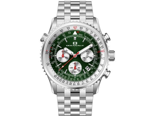 Click here for Oceanaut Mens Flight Green Dial Watch - OC0123 prices