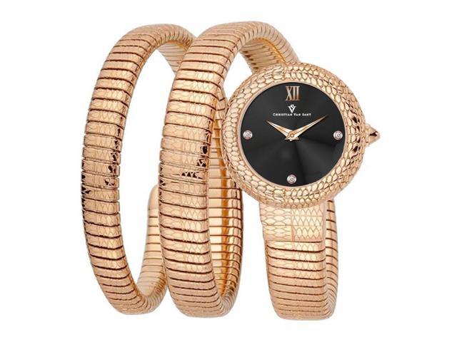 Click here for Christian Van Sant Womens Naga Black Dial Watch -... prices