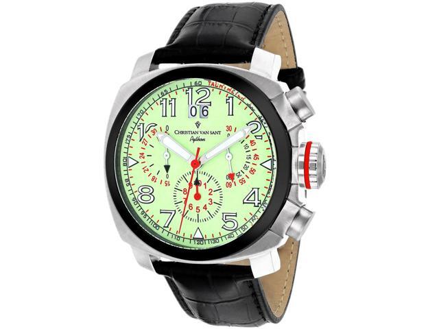 Christian Van Sant Mens Grand Python Luminous Dial Watch - CV3AU7