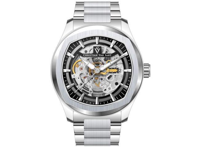 Click here for Christian Van Sant Mens Romeo Black Dial Watch - C... prices