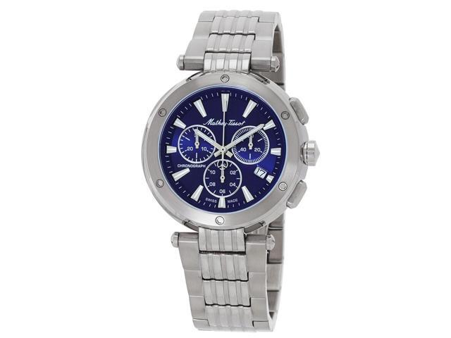 Click here for Mathey Tissot Mens Neptune Chrono Blue Dial Watch... prices
