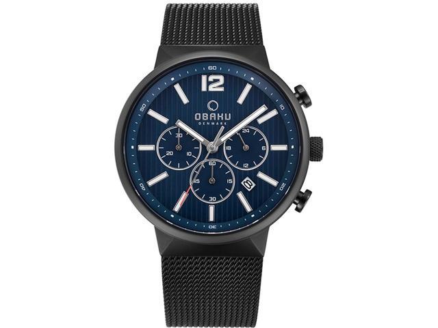 Click here for Obaku Mens Classic Blue Dial Watch - V180GCBLMB prices