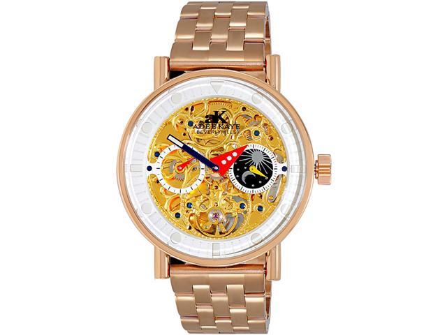 Click here for Adee Kaye Mens Galactic Goldtone Dial Watch - AK22... prices