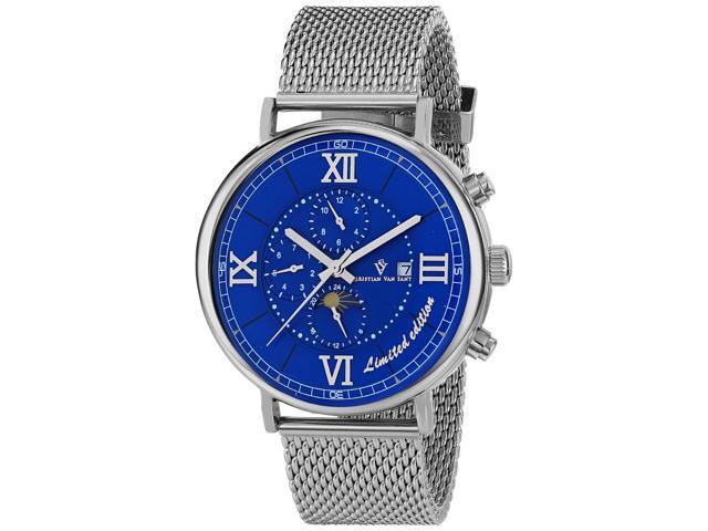 Click here for Christian Van Sant Mens Somptueuse LTD Blue Dial W... prices