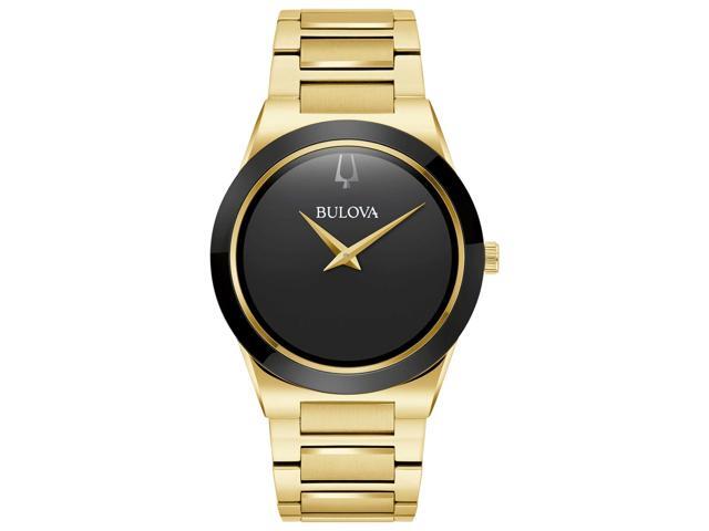 Click here for Bulova Mens Millenia Black Dial Watch - 97A183 prices