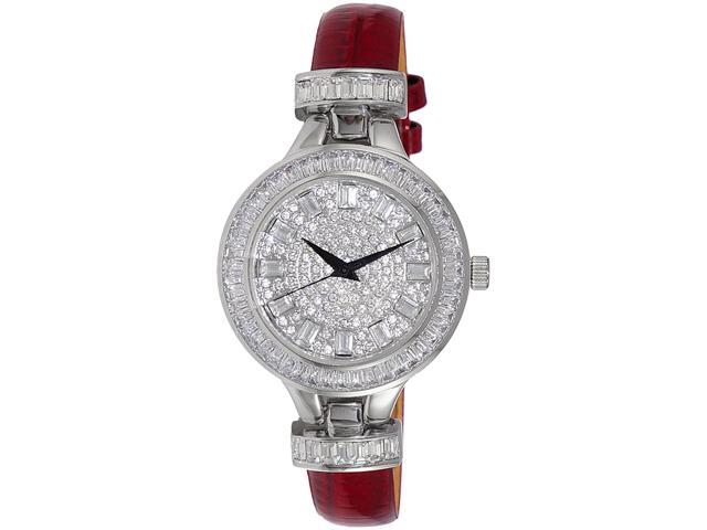 Click here for Adee Kaye Womens Gems Silver Dial Watch - AK2522-L... prices