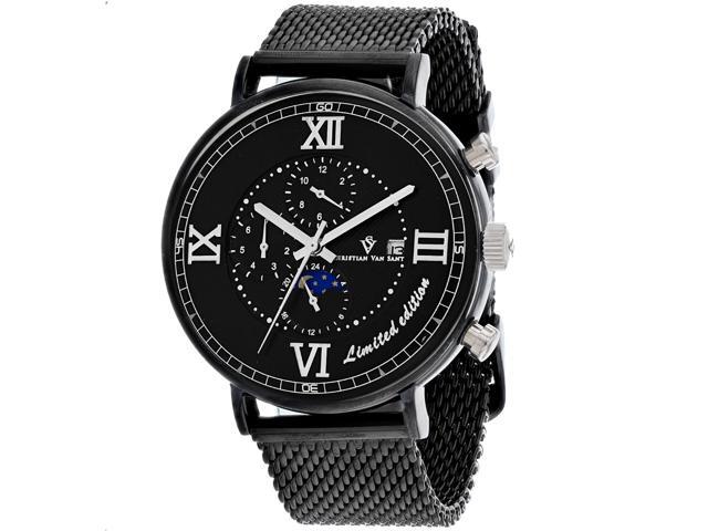 Click here for Christian Van Sant Mens Somptueuse LTD Black Dial... prices