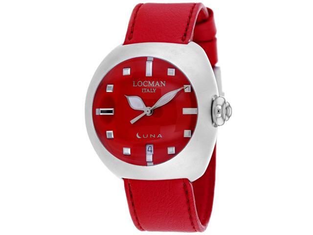 Click here for Locman Womens Classic Red Dial Watch - 4100RD prices