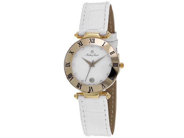 Click here for Mathey Tissot Womens Coupole White Dial Watch - K2... prices
