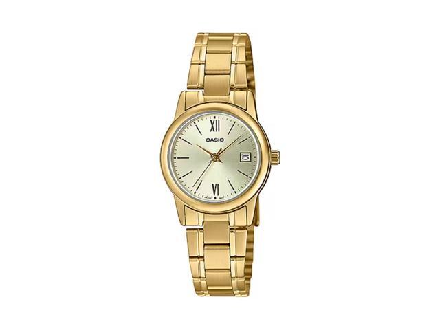 Click here for Casio Womens Gold-Tone Stainless Steel Watch with... prices