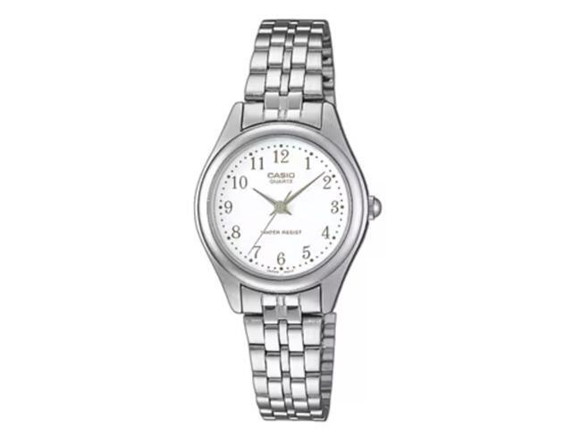 Click here for Casio Womens White Dial Stainless Steel Bracelet W... prices