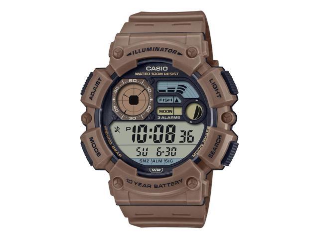 Click here for Casio Mens Digital Watch with Brown Band - WS-1500... prices