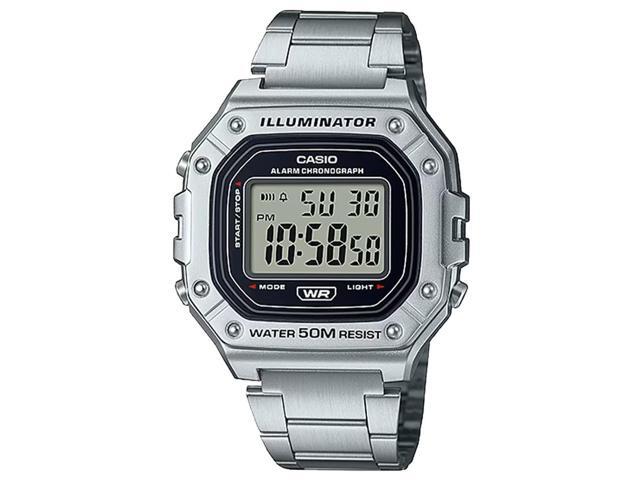 Click here for Casio Mens Water-Resistant Digital Watch with Stai... prices