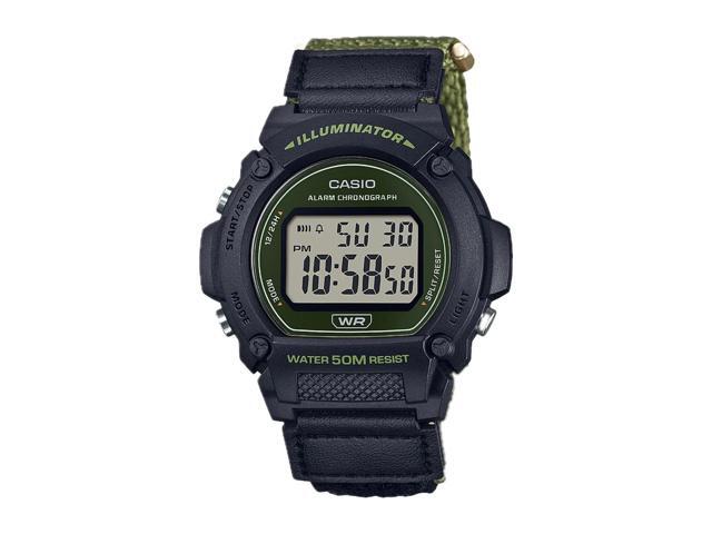 Click here for Casio Mens Classic Digital Watch with Green Band-... prices