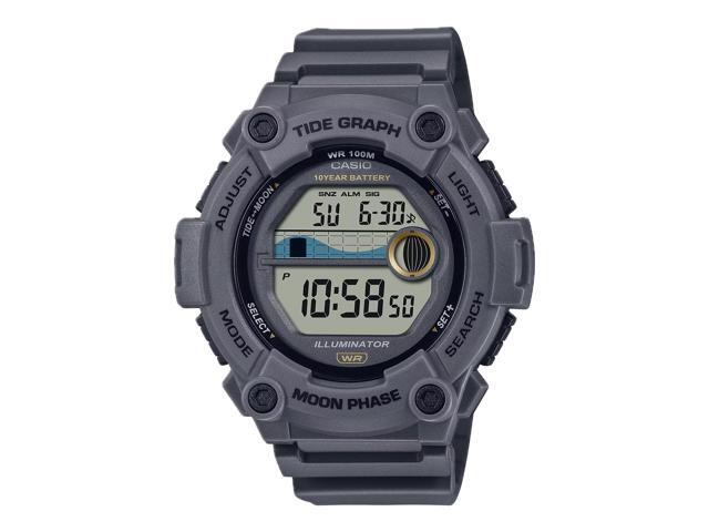 Click here for Casio Mens Digital Watch with Gray Band- WS-1300H-... prices