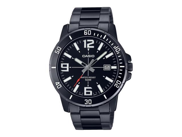 Click here for Casio Mens Black Dial Stainless Steel Bracelet Wat... prices