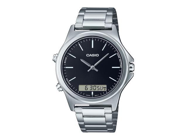 Click here for Casio Mens Black Dial Stainless Steel Bracelet Wat... prices