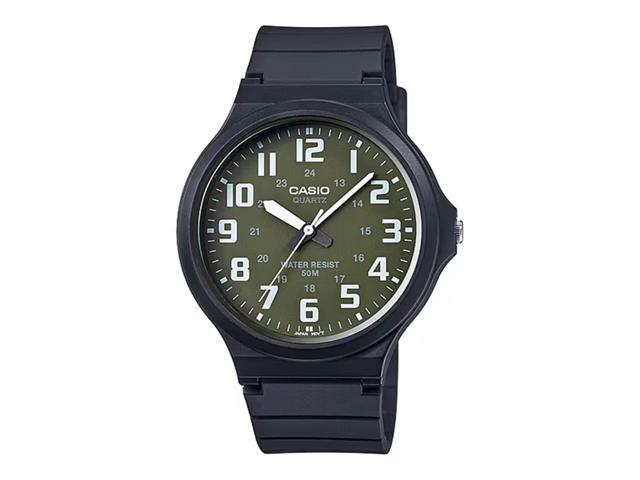 Click here for Casio Mens Black Watch with Military Green Dial -... prices