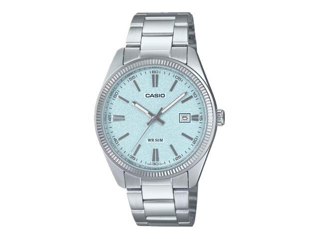 Click here for Casio Mens Blue Dial Stainless Steel Bracelet Watc... prices