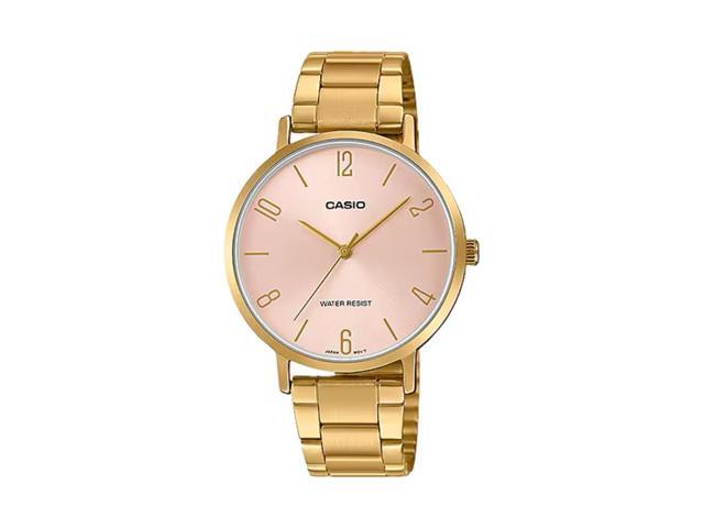 Click here for Casio Womens Pink Dial Gold Tone Stainless Steel B... prices