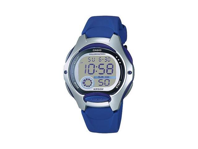 Click here for Casio Womens Blue Digital Resin Strap Watch - LW-2... prices