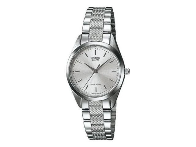 Click here for Casio Womens Classic Silver Dial Watch with Textur... prices