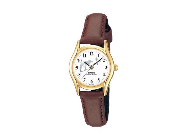 Click here for Casio Womens Gold Analog Watch with Brown Leather... prices