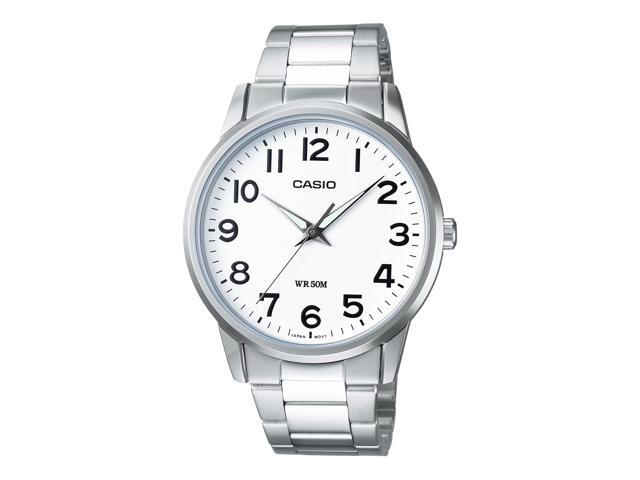 Click here for Casio Mens Classic White Face Analog Watch with St... prices