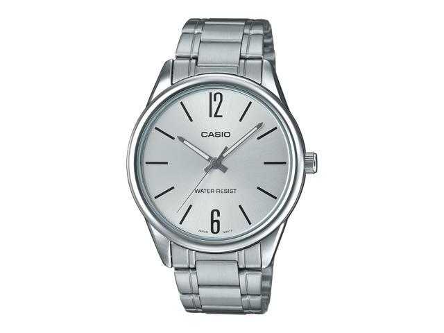 Click here for Casio Mens Silver Stainless Steel Watch with White... prices